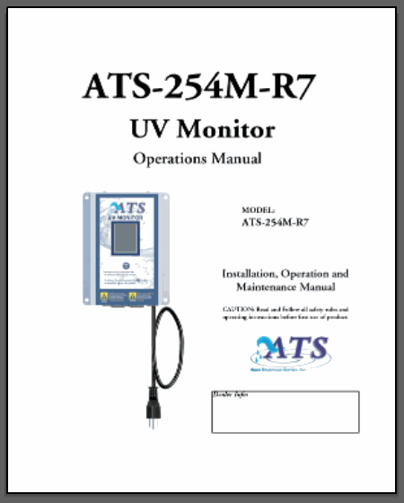 07-ATS Residential Ultraviolet Systems | ATS2