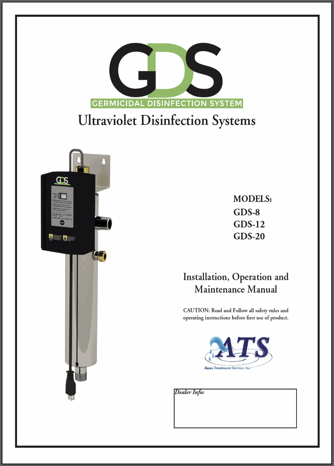 07-ATS Residential Ultraviolet Systems | ATS2