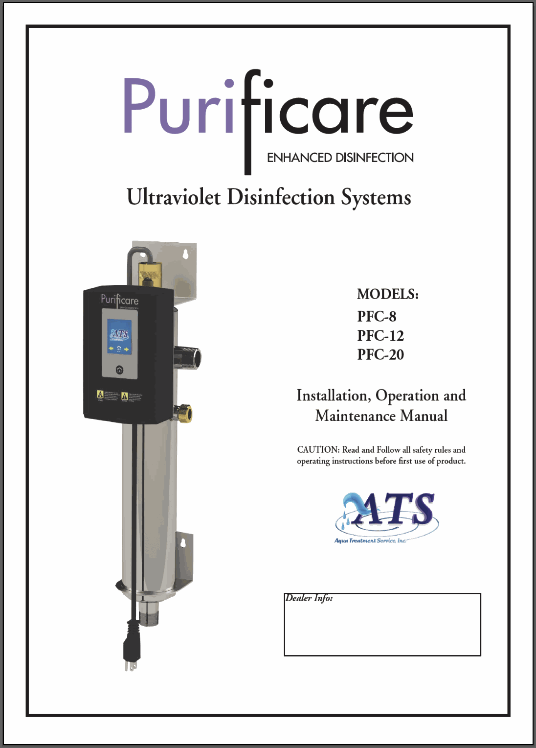 07-ATS Residential Ultraviolet Systems | ATS2