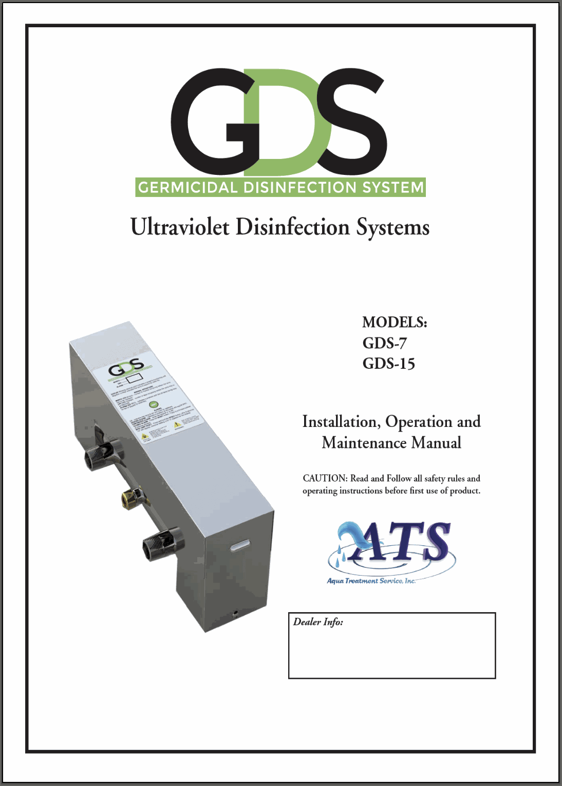 07-ATS Residential Ultraviolet Systems | ATS2