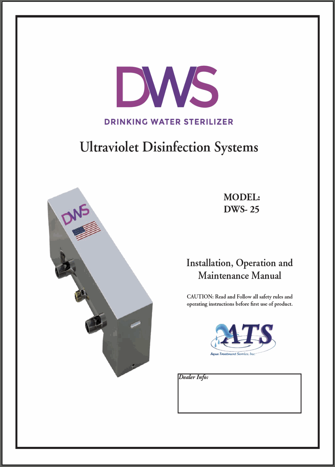 07-ATS Residential Ultraviolet Systems | ATS2